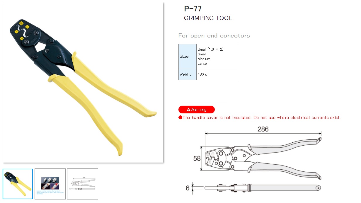 Ichiban Precision Sdn Bhd - Hozan - HOZAN CRIMPING TOOL